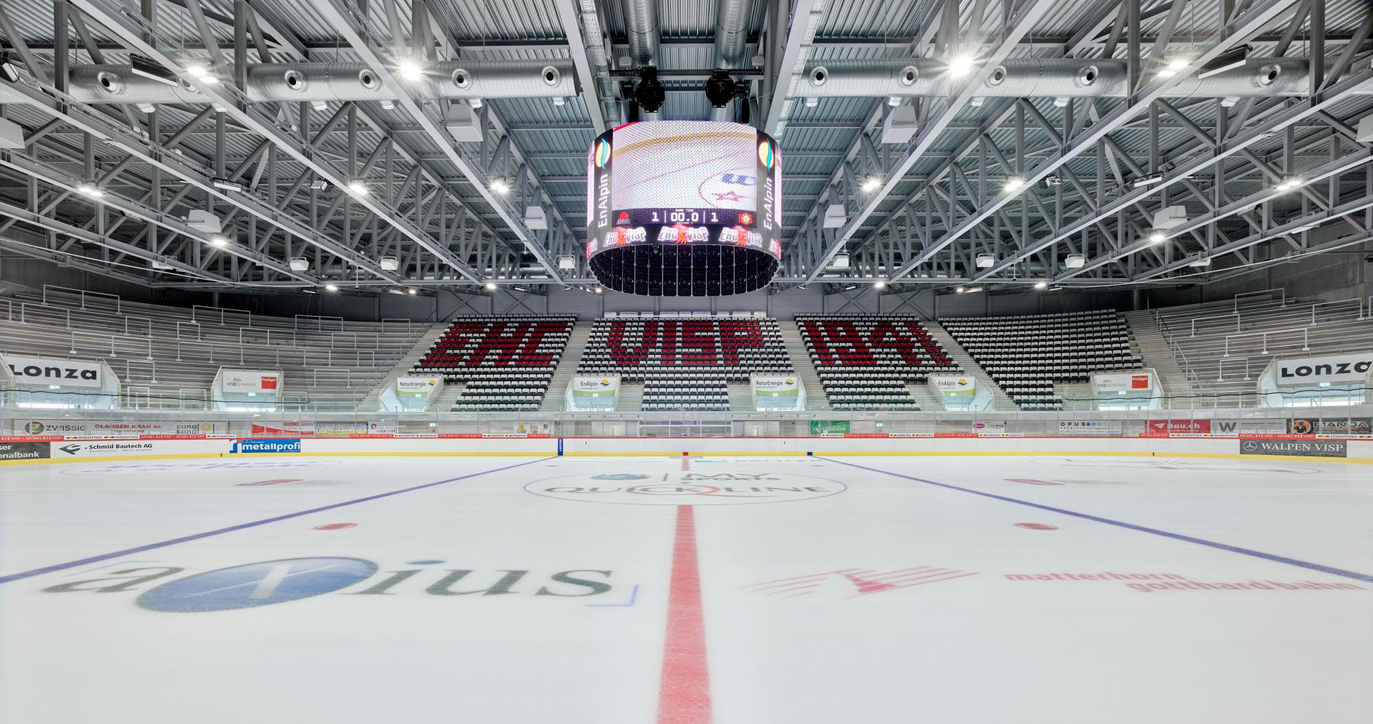Eis- und Eventhalle Lonza Arena – Scheitlin Syfrig Architekten